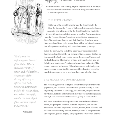 A Modern Student’s Primer to Regency England – SageMint