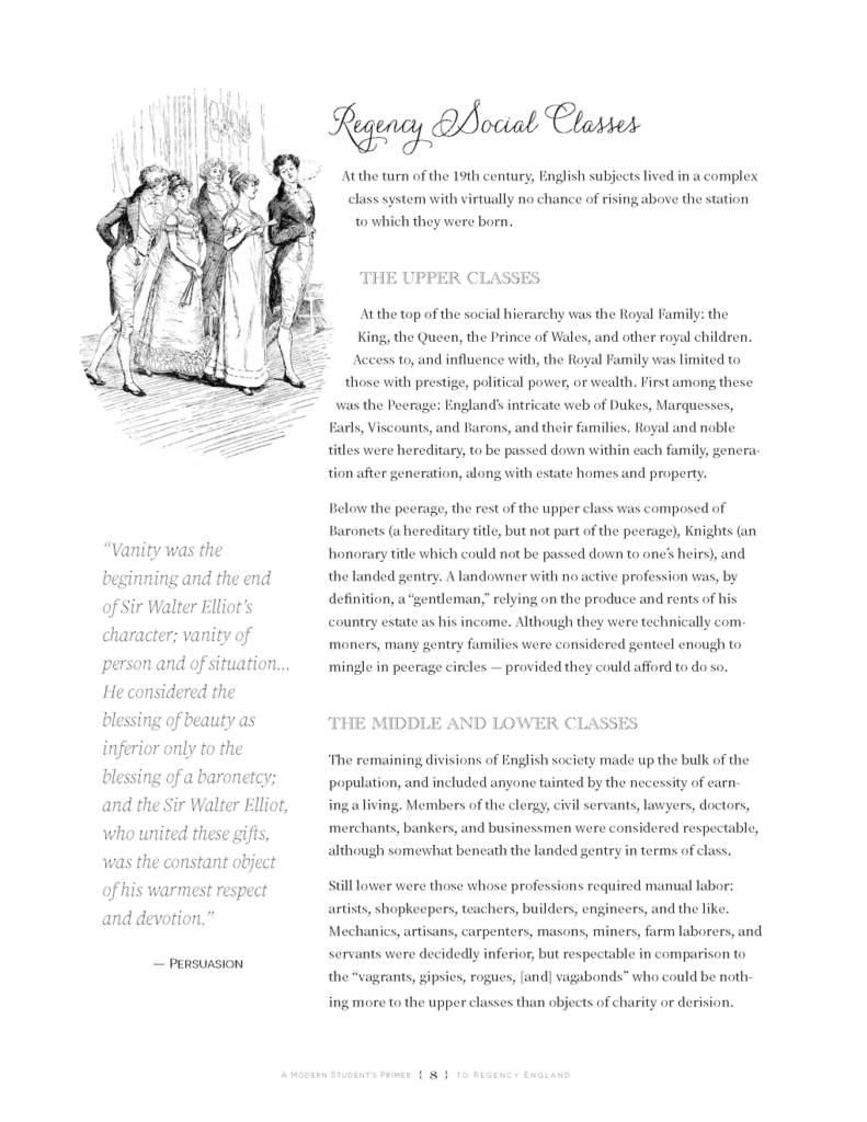 A Modern Student’s Primer to Regency England – SageMint
